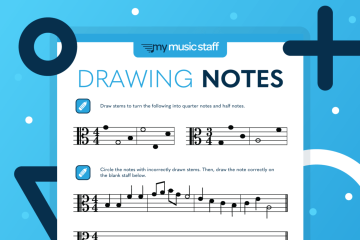 Alto Clef Drawing Notes – My Music Staff Resources