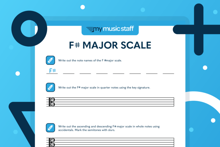 Alto Clef F-sharp Major Scale – My Music Staff Resources