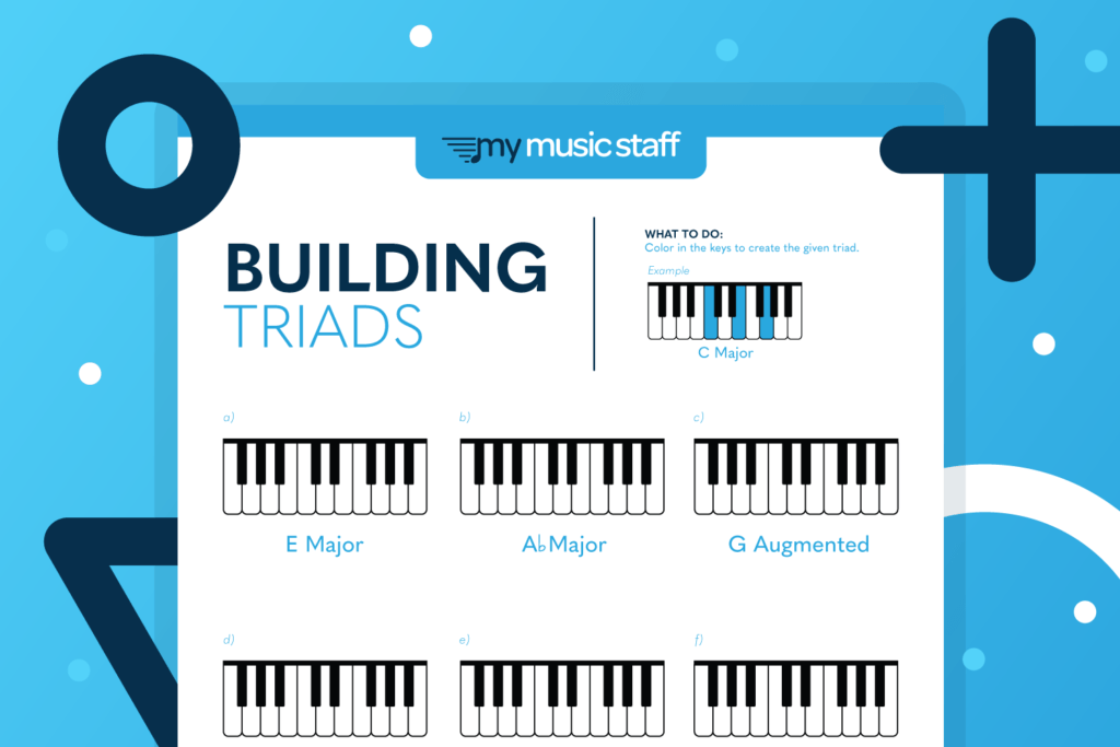 Building Triads – My Music Staff Resources