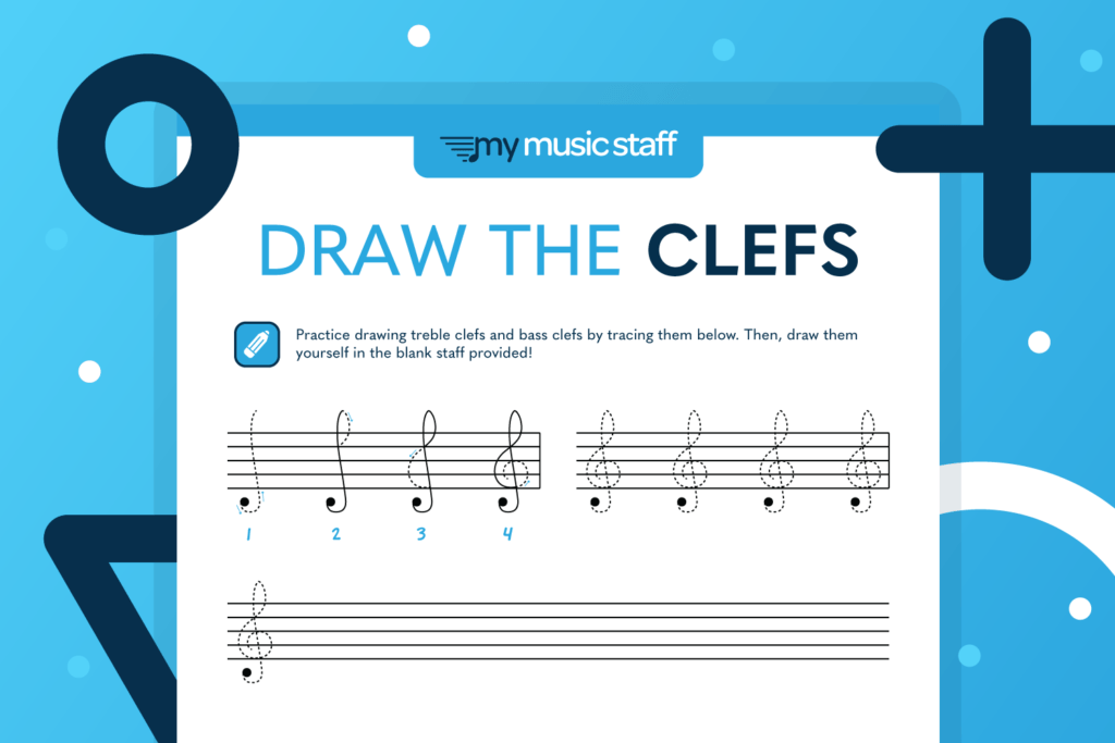 Draw the Clefs – My Music Staff Resources