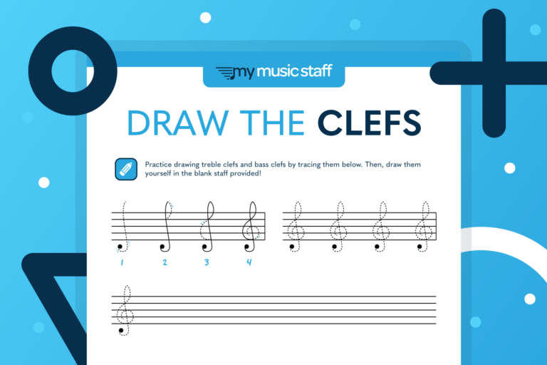 Draw the Clefs – My Music Staff Resources