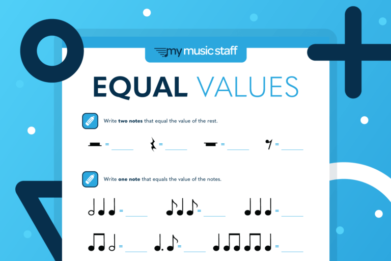 Equal Values – My Music Staff Resources