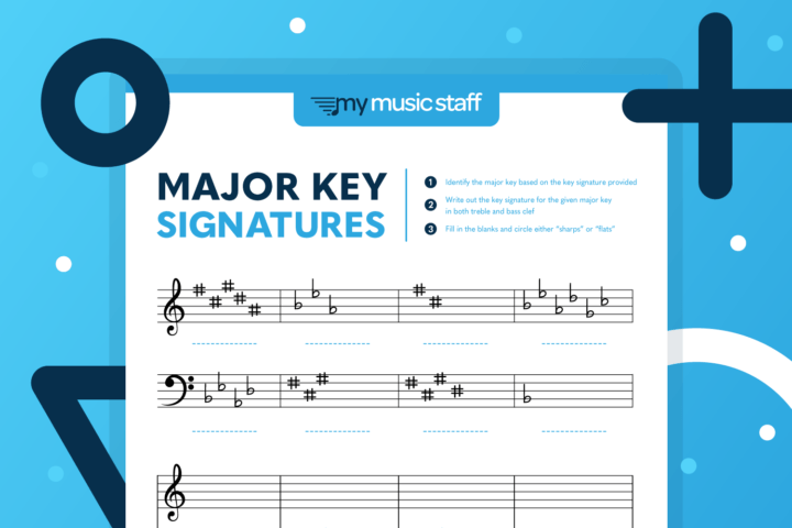 Major Key Signatures – My Music Staff Resources