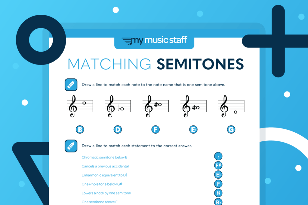 Activity Sheets – Page 3 – My Music Staff Resources