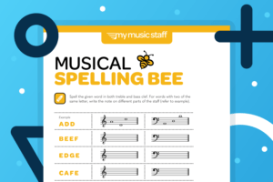 Spelling Bee – My Music Staff Resources