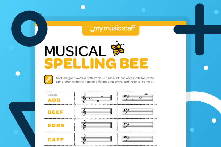 Spelling Bee – My Music Staff Resources