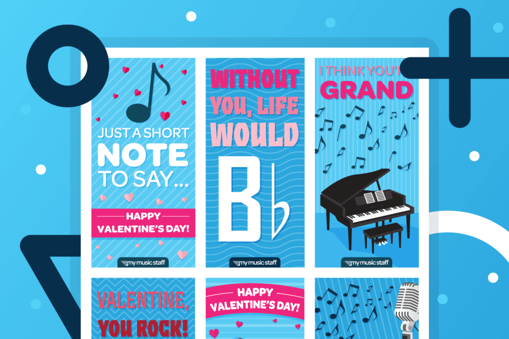 Valentine Cards – My Music Staff Resources