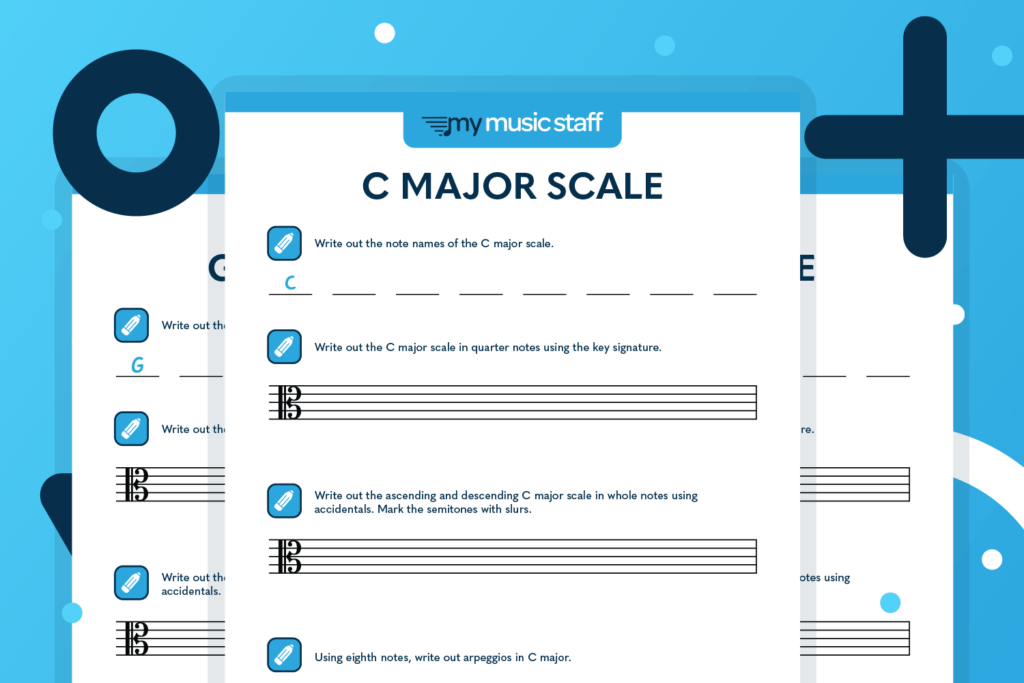 Alto Clef Major Scale Bundle – My Music Staff Resources